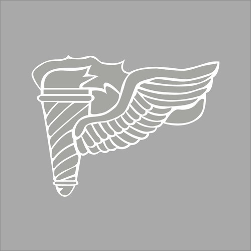 US Army Pathfinder Badge Military 1 Color Window Wall Vinyl Decal ...