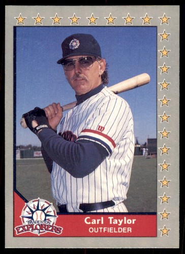 1990 Pacific Senior League Carl Taylor Baseball Cards #160 | eBay