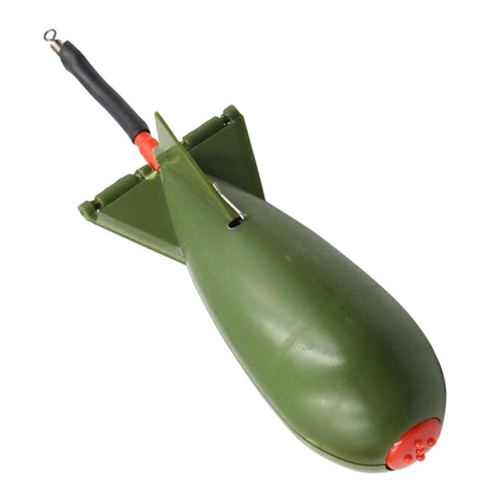 Carp Fishing Rockets Feeder 3 Size Bomb Lure Baits Holder Maker Tackle ...