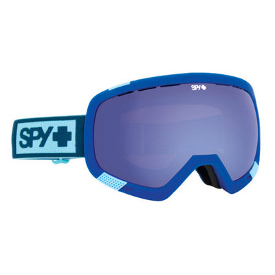 SPY PLATOON ELEMENTAL BLUE/ BLUE CONTACT + BRONZE w/ SILVER MIRROR SNOW ...