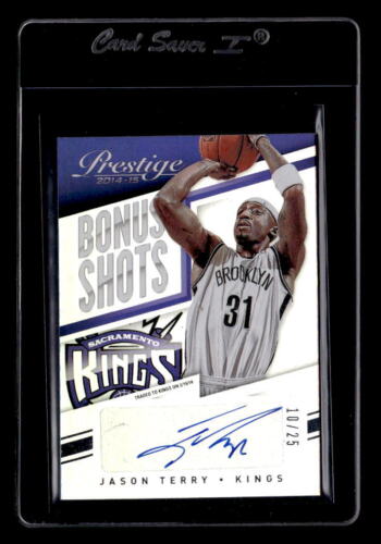 2014-15 Prestige Premium Bonus Shots Autographs #24 Jason Terry /25 ...