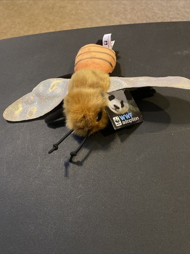 WWF Adoption Honeybee Plush Stuffed Animal 8” Wildlife Artists ...