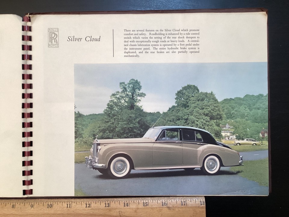 ROLLS ROYCE Silver Cloud II Car Sales Brochure | eBay