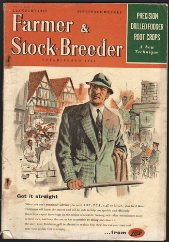 1 JANUARY 1957 "Farmer and Stock-Breeder" Magazine Brochure | eBay UK