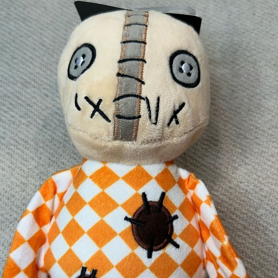 Halloween Voodoo Doll Dog Toy NWT Pet Puppy Squeaky Crinkle Creepy Gift ...