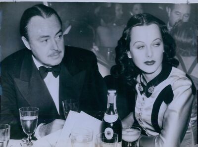 1940 Hedy Lamarr & husband Gene Markey Wire Photo | eBay