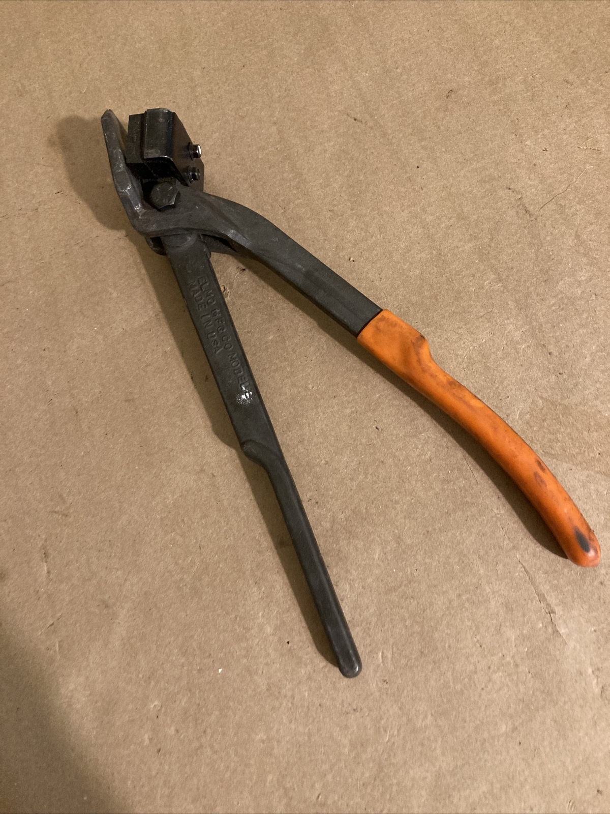 Elmo Saftey Steel Strapping Cutter Model E 1 1/4" Capacity Made in USA ...