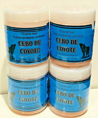 CEBO DE COYOTE / Bait TOPICAL Analgesic Ointment Muscle Pain Reliever 4 ...