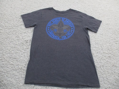 Boy Scouts Of America Shirt Mens Medium Gray Tee Short Sleeve ...