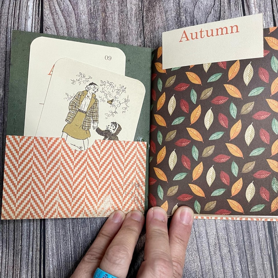 Fall Pocket Junk Journal - Handmade Diary - Chunky Junk Journal Book ...