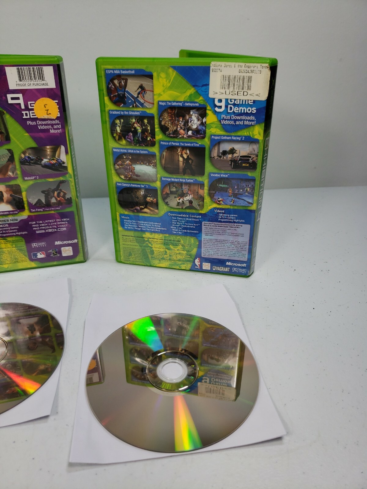 Exhibition: Demo Disc for XBOX - Vol. 2, 3 & 4 (Microsoft Xbox, 2003 ...