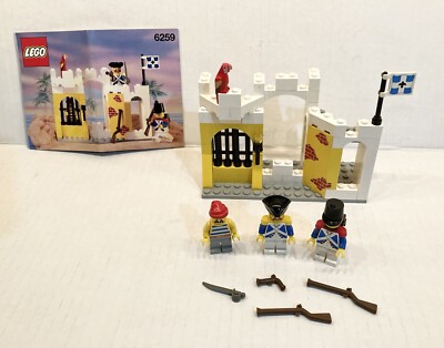 Lego Vintage Pirates 6259 Broadside's Brig Complete w Instructions | eBay
