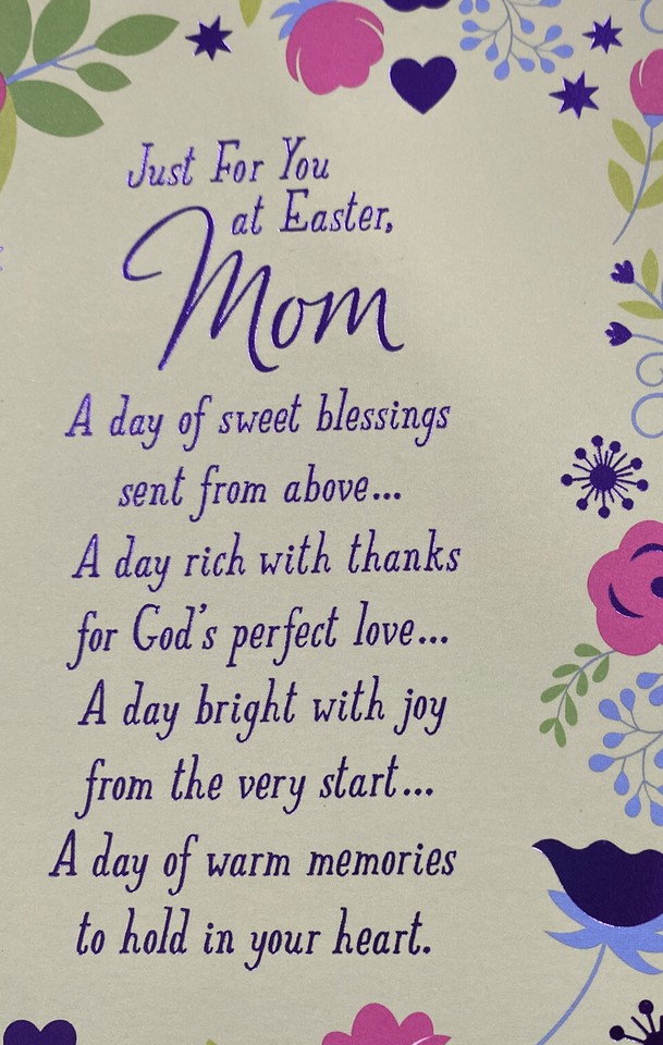 Happy Easter, Mom, Religious, DaySpring, Greeting Card | eBay