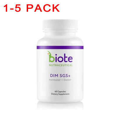 1-5 Packs Biote Nutraceuticals - DIM SGS + - Hormone + Detox (60 ...