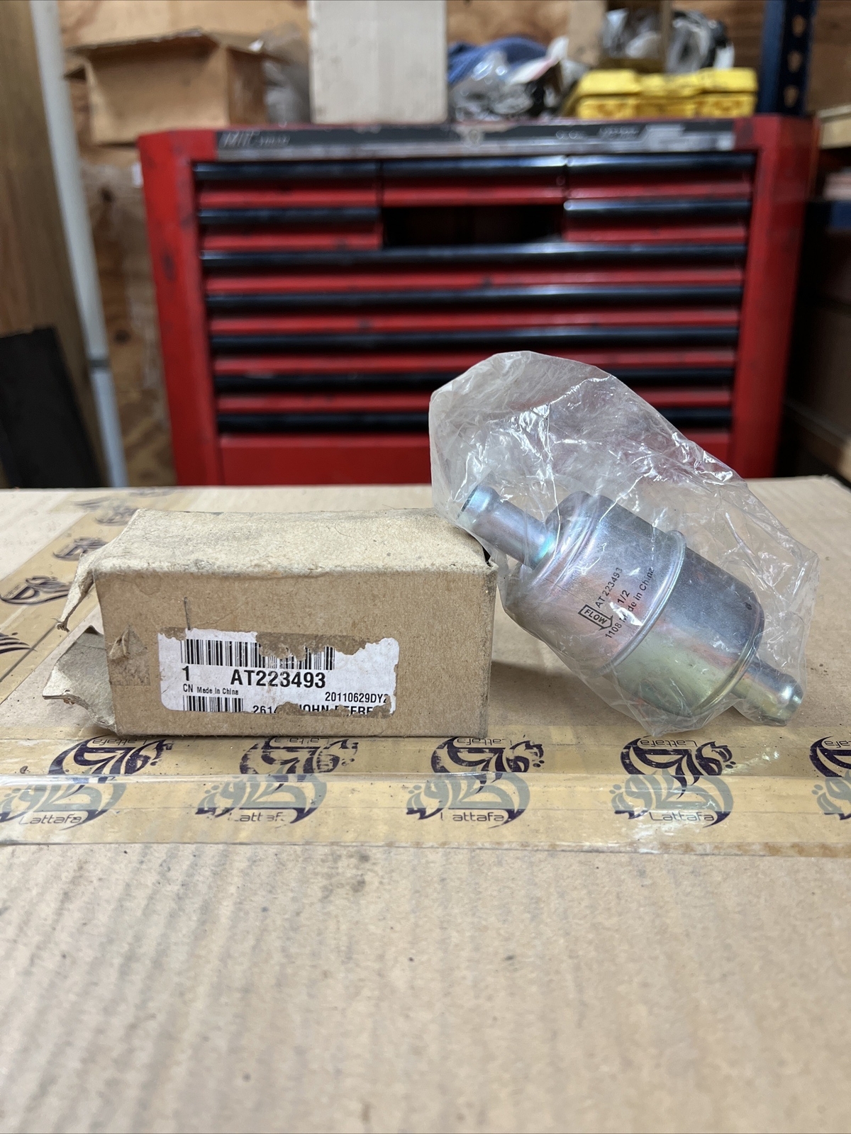 Genuine John Deere In-Line Fuel Filter - AT223493 OEM Part NOS | eBay