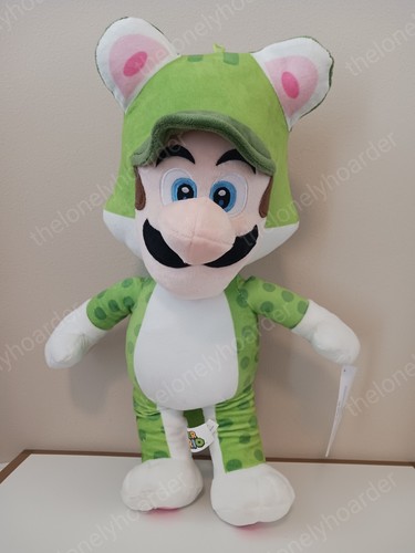 Super Mario Bros Frog Suit Luigi 18" Plush NWT New | eBay