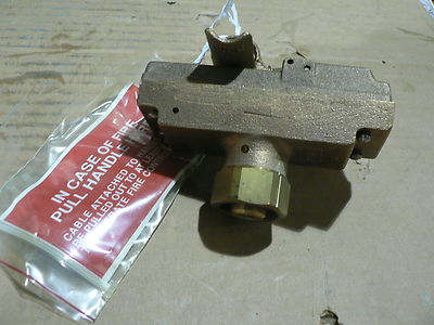 KIDDE FIRE SYSTEMS CABLE OPERATED CONTROL HEAD 81-979469-000 | eBay