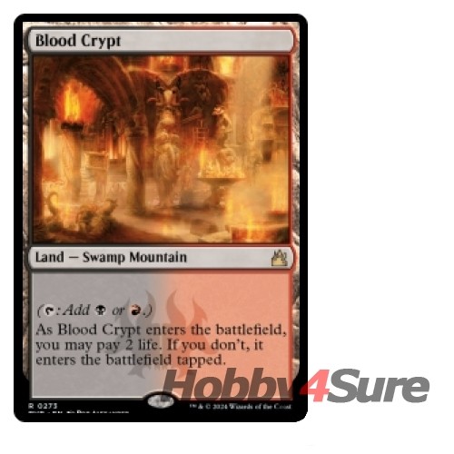 Blood Crypt M/NM Magic: The Gathering MTG Ravnica Remastered | eBay