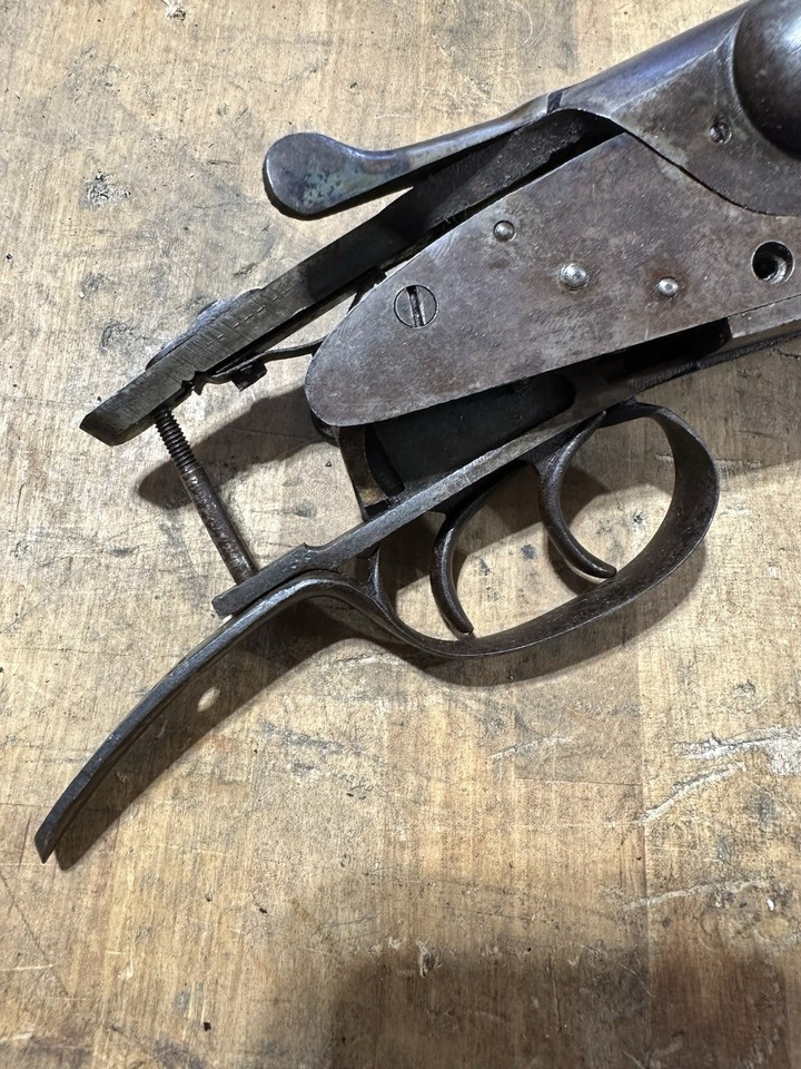 Antique Baker Gun Co. Batavia Special Double Barrel Triggers Side Lock ...