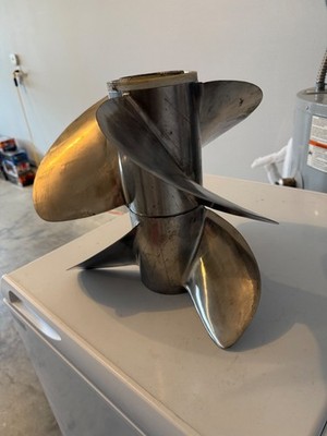 volvo penta duo prop propellers F7 FRONT & REAR - REFINISHED | eBay