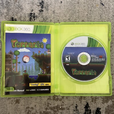 🔥 Terraria White Label (Xbox 360, 2014) CIB. VG Disc. See Description ...