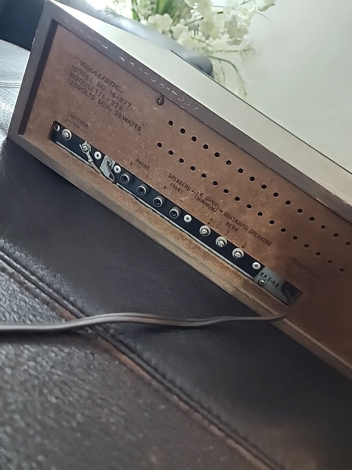 Realistic Modulette 929 Vintage Am/Fm Stereo Cassette No. 14-877 SEE ...