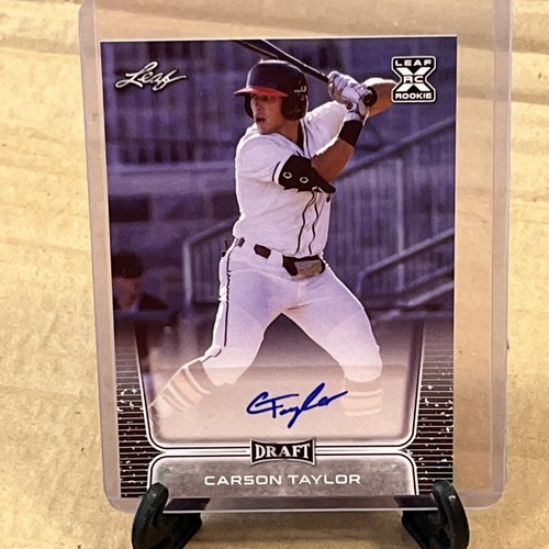 2020 leaf Metal Draft Rookie Autograph Carson Taylor | eBay