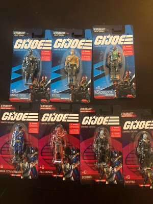 FULL SET (+1) Limited Edition GI JOE mini figures - FREE SHIPPING | eBay