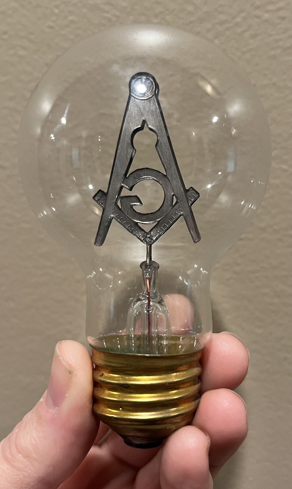 Masonic Lodge Altar light bulb - LOT OF 2 - Mason Square and Compass | eBay
