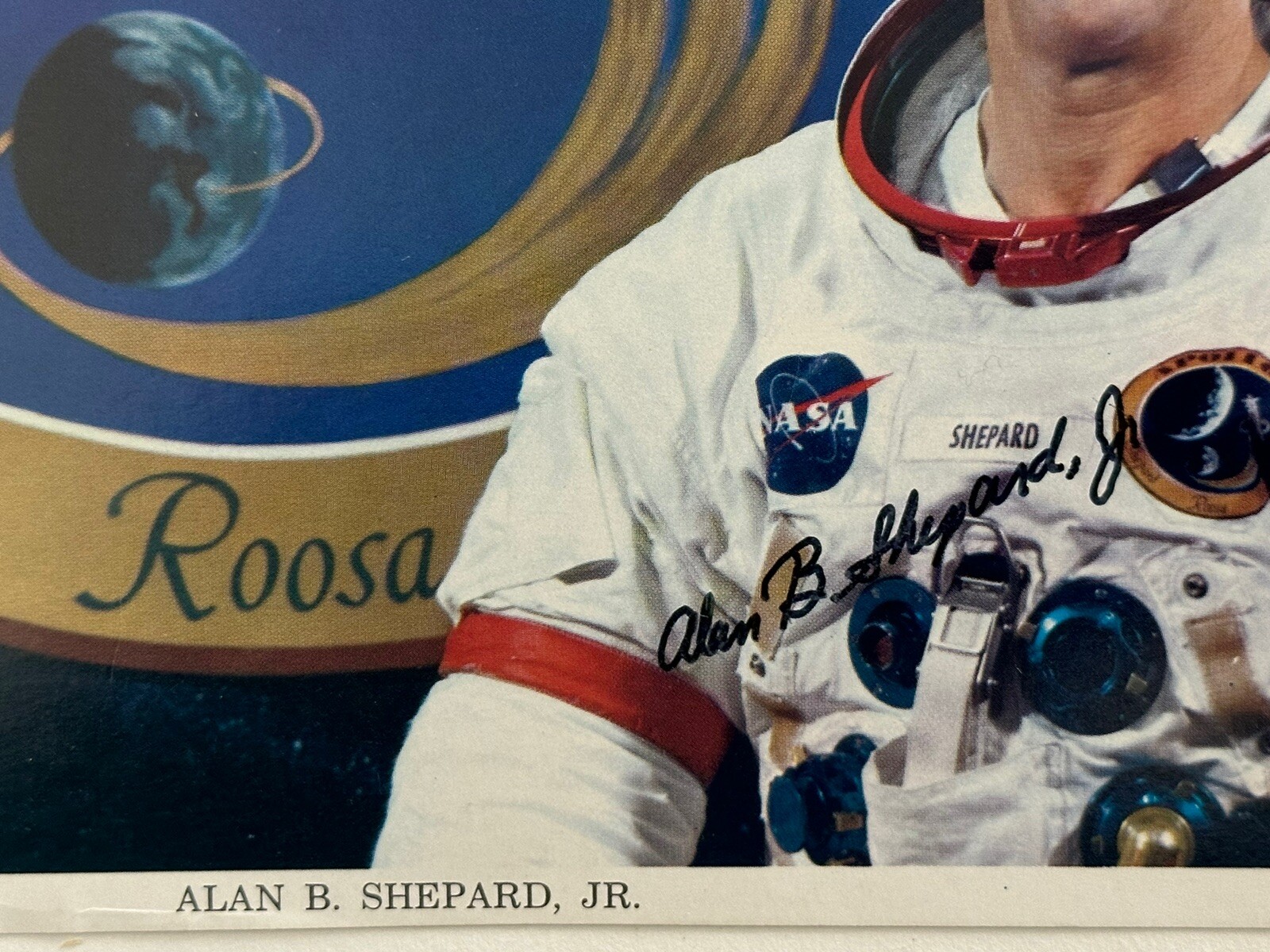 ALAN SHEPARD APOLLO 14 NASA ASTRONAUT AUTOPEN SIGNED VINTAGE 10 X 8 ...