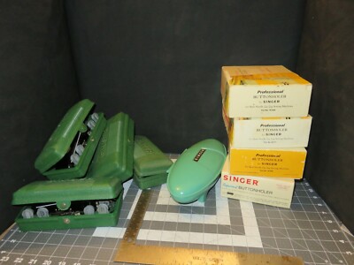 Singer Buttonholer / Monogrammer Sewing Attachment in Box Embroidery | eBay