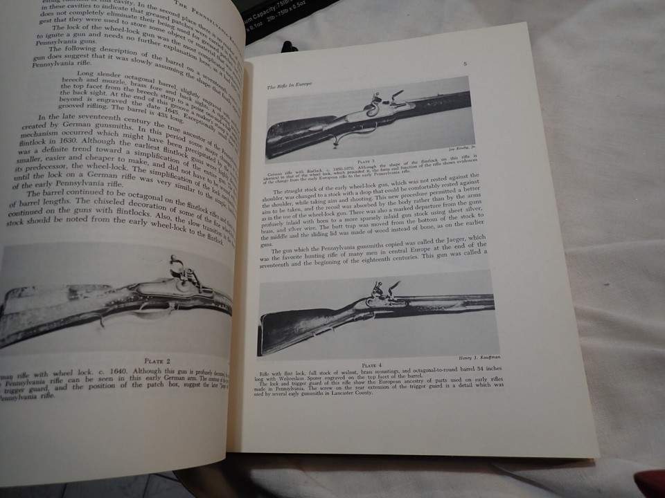 1960 The Pennsylvania-Kentucky Rifle AMERICAN firearms HISTORY book ...