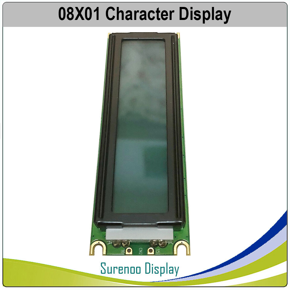 801 0801 Character LCD Module Display Screen Panel LCM STN Gray White ...
