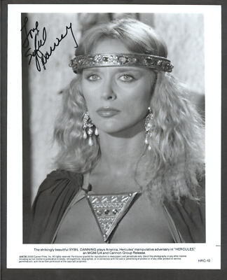 Sybil Danning - Signed Autograph Movie Still - Hercules - Halloween | eBay