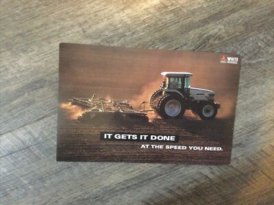 Agco White farm Equipment Postcard Showing 6124 Tractor | eBay