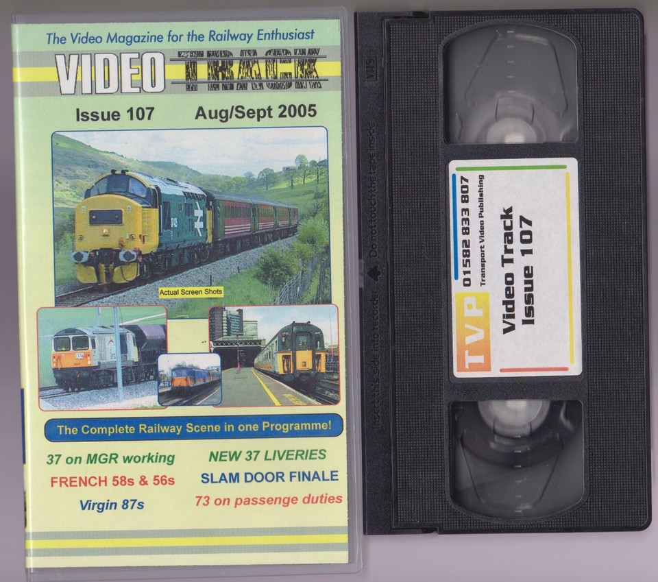 Video Track VHS Video Tapes - Various titles 9 to 107 ~ Railway Video ...