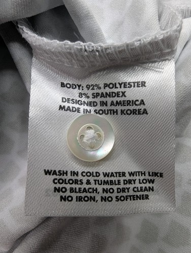 Rhoback Polo Shirt Men's Large Ohio All Over Print State Outline Golf ...