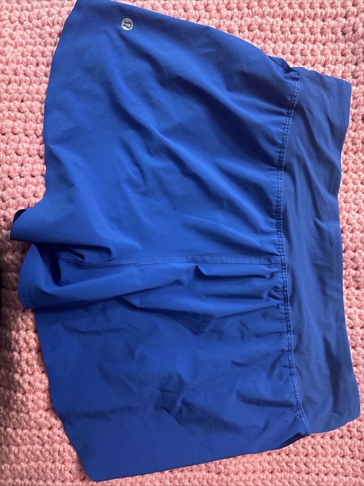 Lululemon High Rise Speed Up Shorts Size L Royal Blue | eBay