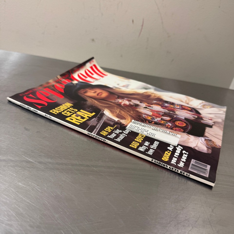 SEVENTEEN Magazine January 1989 - Jennifer Barragan / FASHION GETS REAL ...