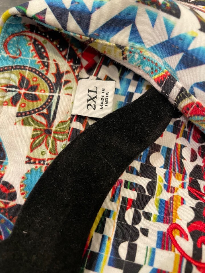 Robert Graham Mens 2XL Big Multicolor Geometric Abstract Shirt | eBay