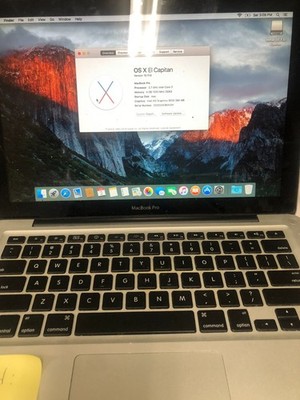 Macbook Pro A1278 2011 Laptop i7 ,4GB 500 HD Mac OS loaded | eBay