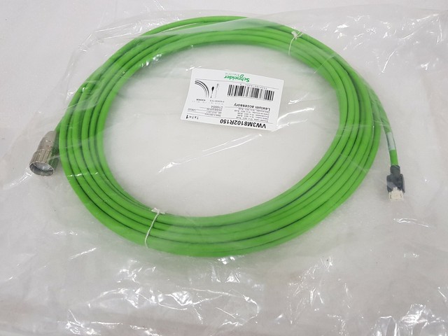 Schneider Lexium Servo Motor Encoder Cable VW3M8102R150 15m long Ship ...