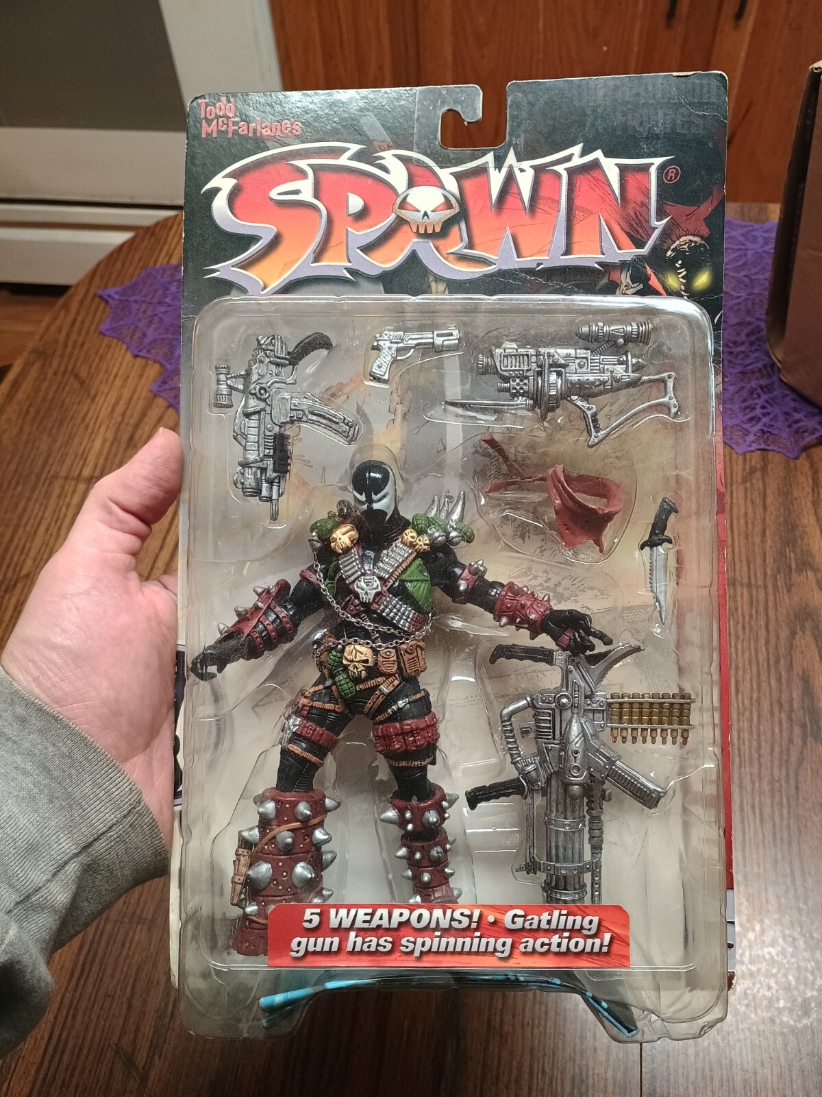 McFarlane Toys SPAWN IV SERIES 12 Gun 5 Weapons Comic Action Figure ...