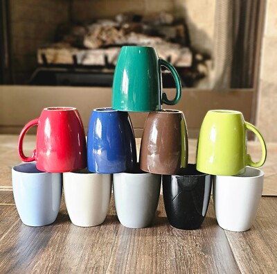 Corelle Solid Color Stoneware Coffee Mugs - Volume Pricing - Combined ...