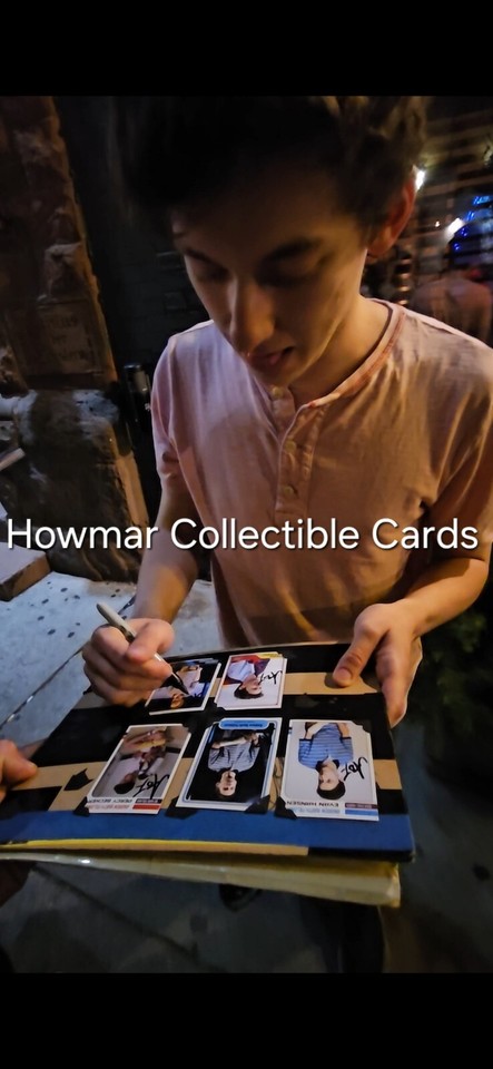 Andrew Barth Feldman Custom Signed Card: Played Percy Becker In No Hard ...