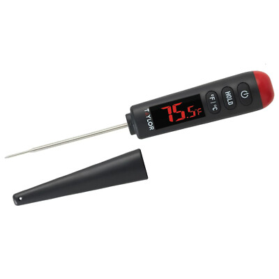 Taylor DIGITAL RED LED PEN THERMOMETER | INSTANT READ Kitchen Food Meat ...