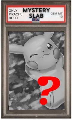 1x Random PSA 10 Graded PIKACHU English Pokemon Card - Only Holo ...