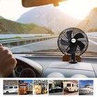Homdec 8'' 12V RV Car Fan Air Cooling Fan With 2-Speed Switch, For Auto ...