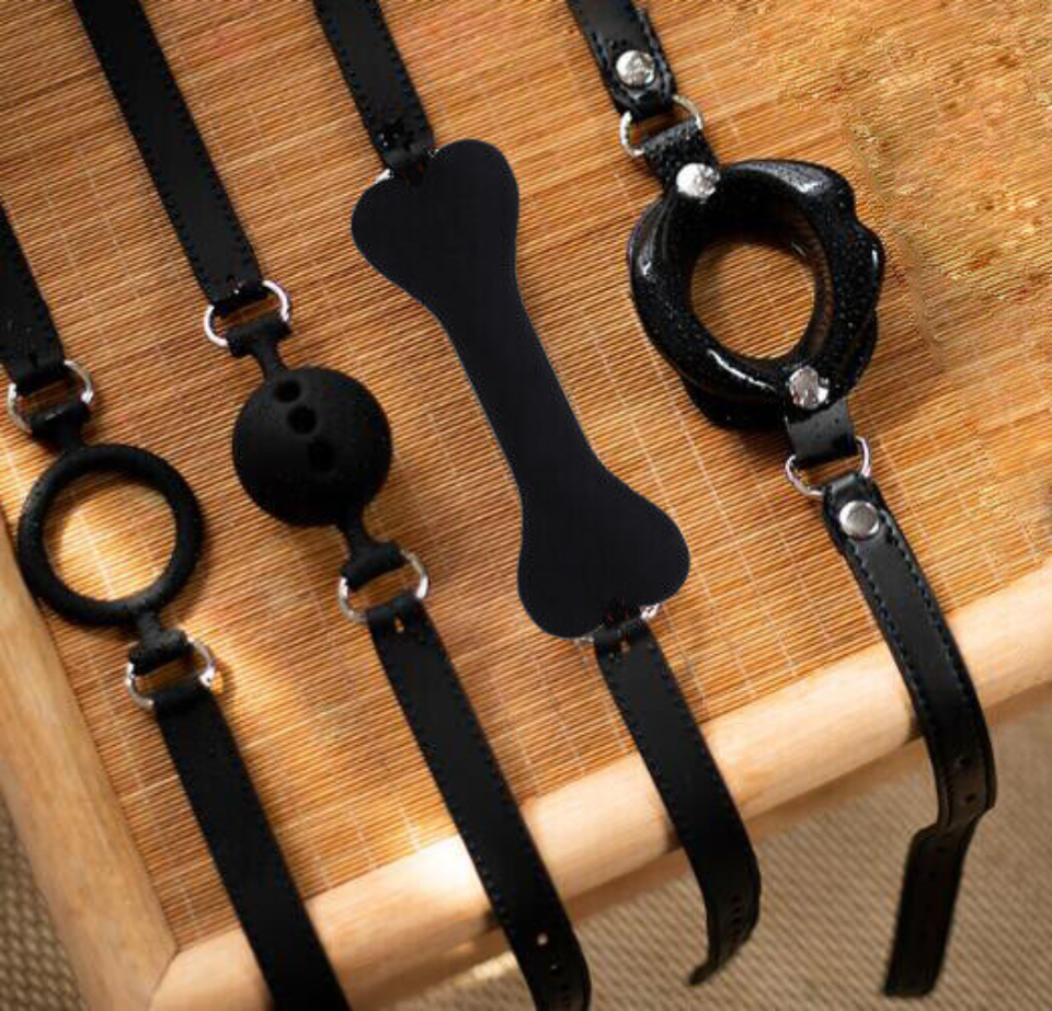 Bondage Open Mouth Gag Oral Harness Lockable Ball Gag Restraints Head ...