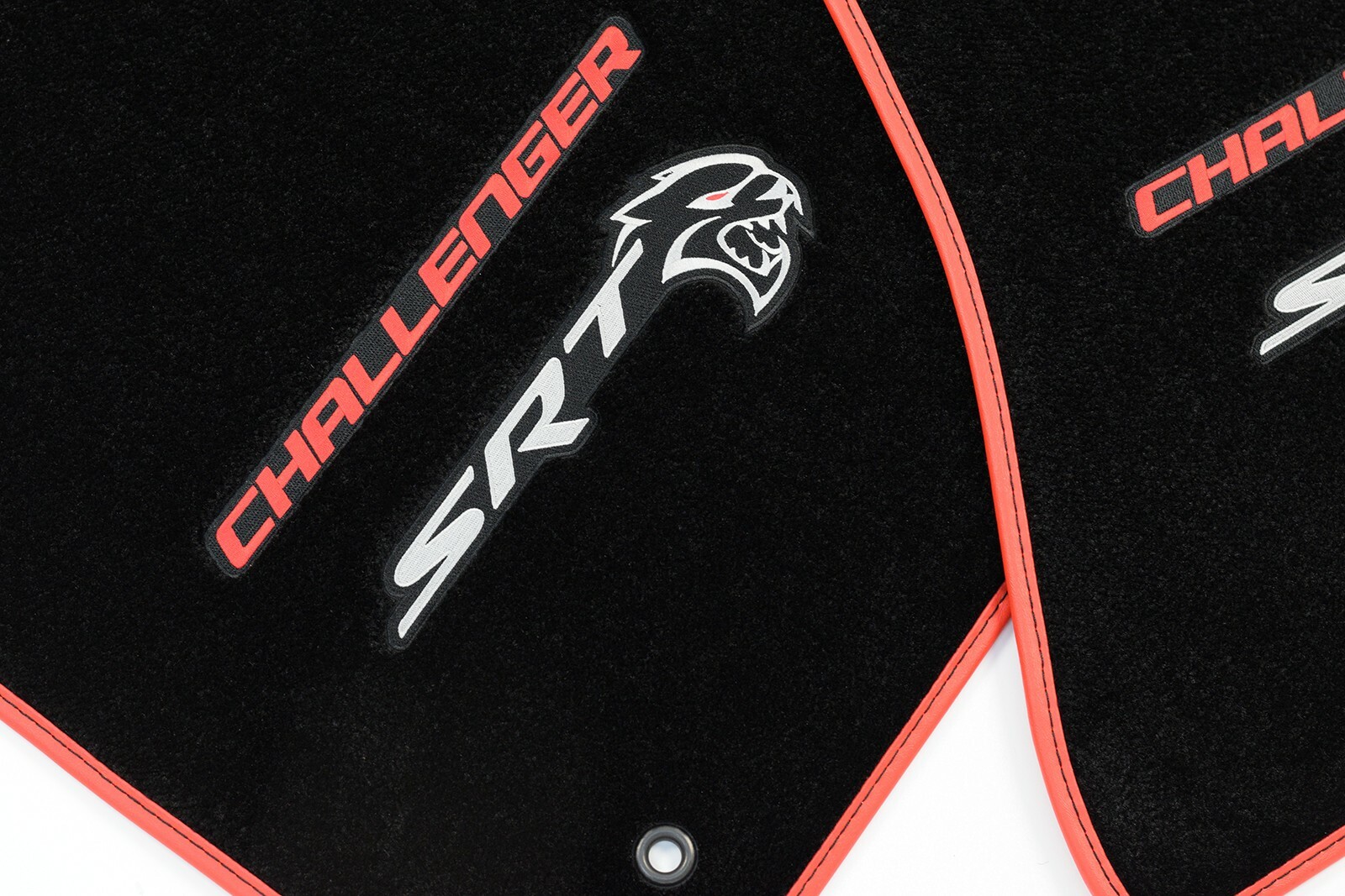 HELLCAT REDEYE Challenger SRT Floor Mats Dual Logos Nice Premium 32oz ...